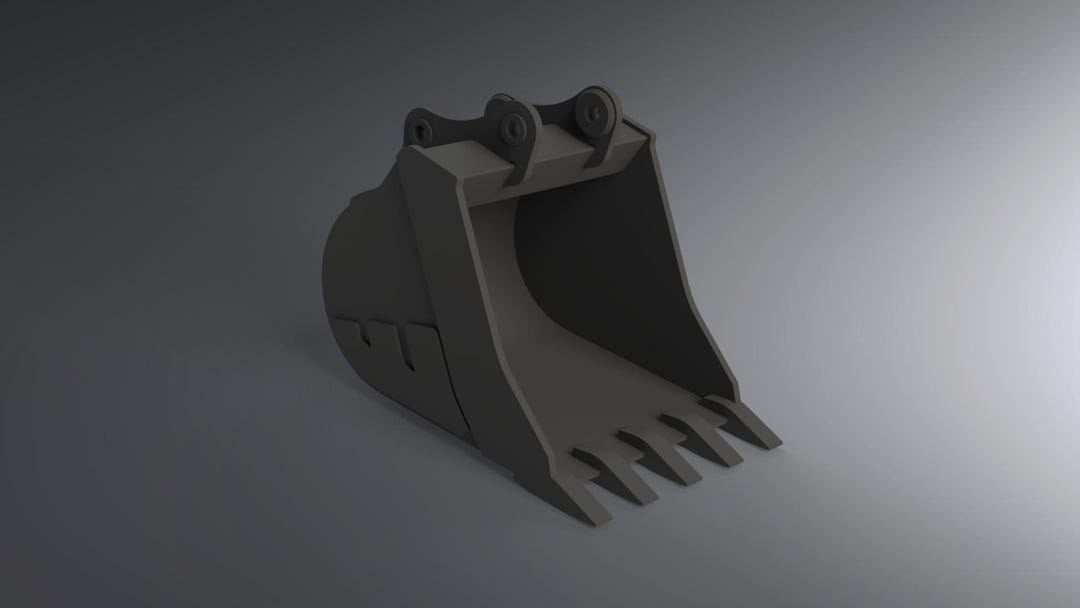 1/14 SCALED Excavator Bucket Design - Etsy