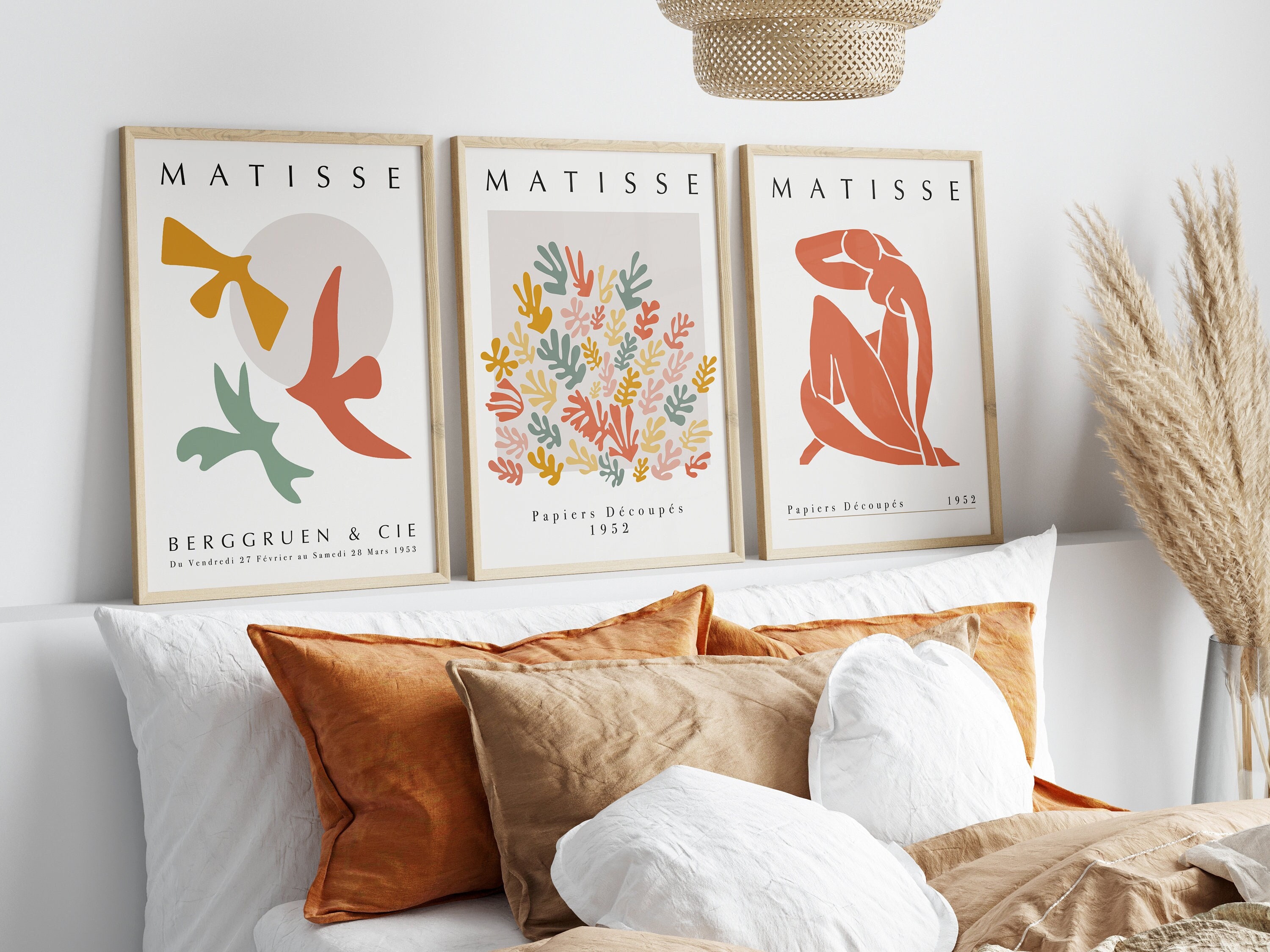 Set of Matisse Poster, Henri Matisse, Matisse Wall Decor, Exhibition ...