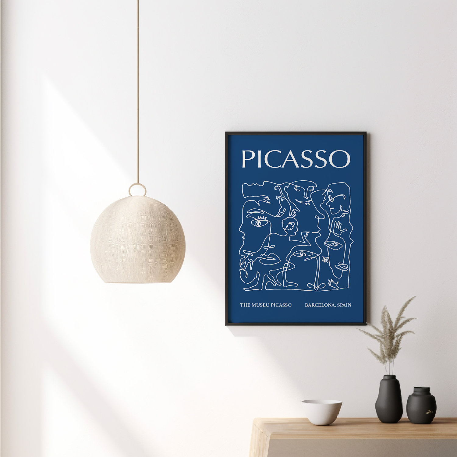Picasso Poster, Pablo Picasso, Modern Art, Wall Art, Cubism, Digital ...