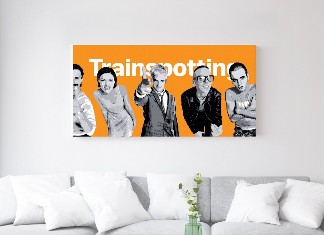 Trainspotting Poster - Colorful Cinema Art Print, Movie Lover Gift ...