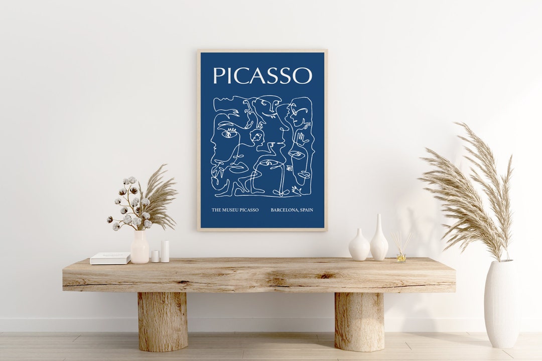 Picasso Poster, Pablo Picasso, Modern Art, Wall Art, Cubism, Digital ...