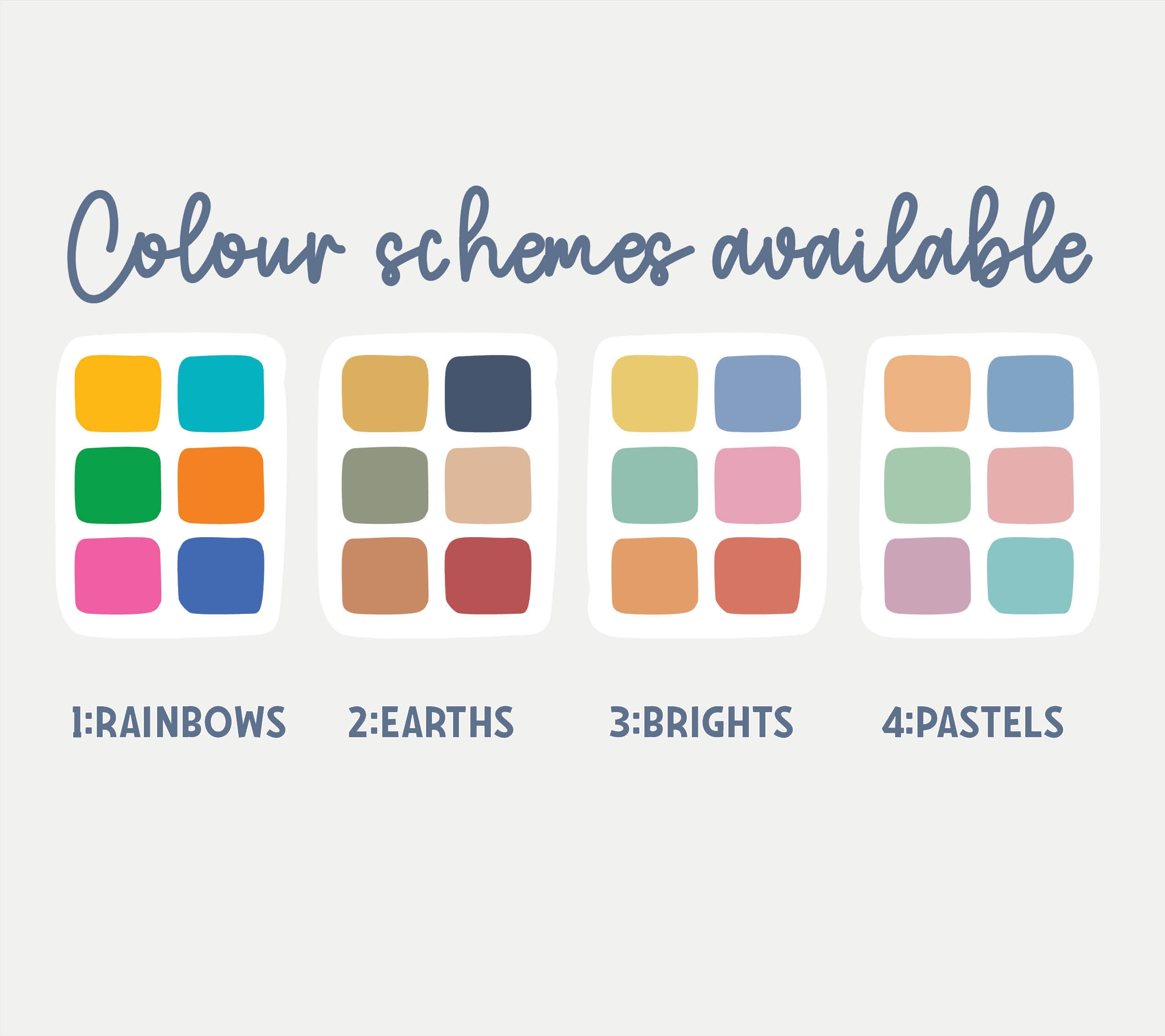 Set of 12 Educational Prints, Rainbow, Classroom Decor, Preschool ...