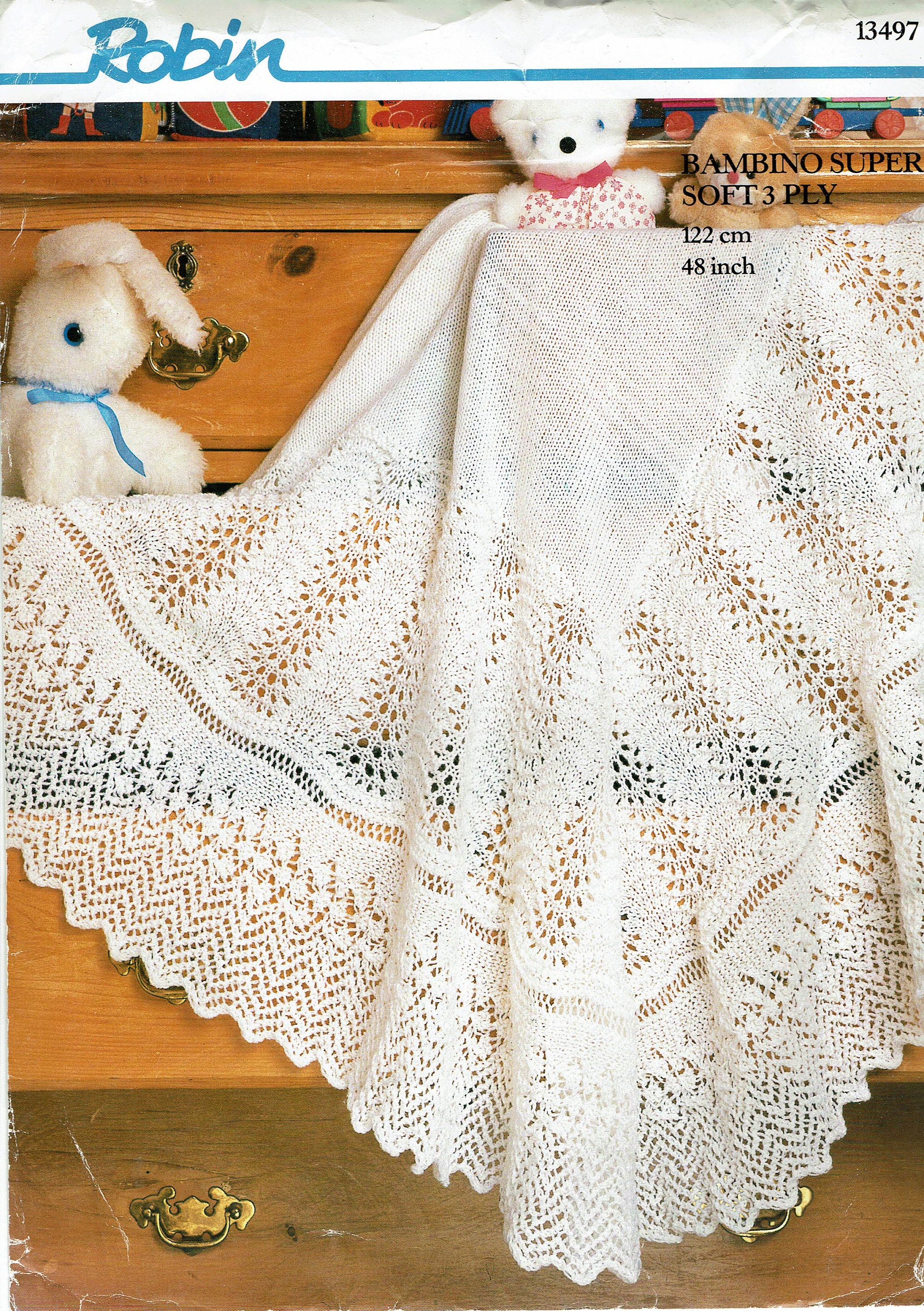 Vintage Baby Shawl Knitting Pattern (PDF) - Etsy