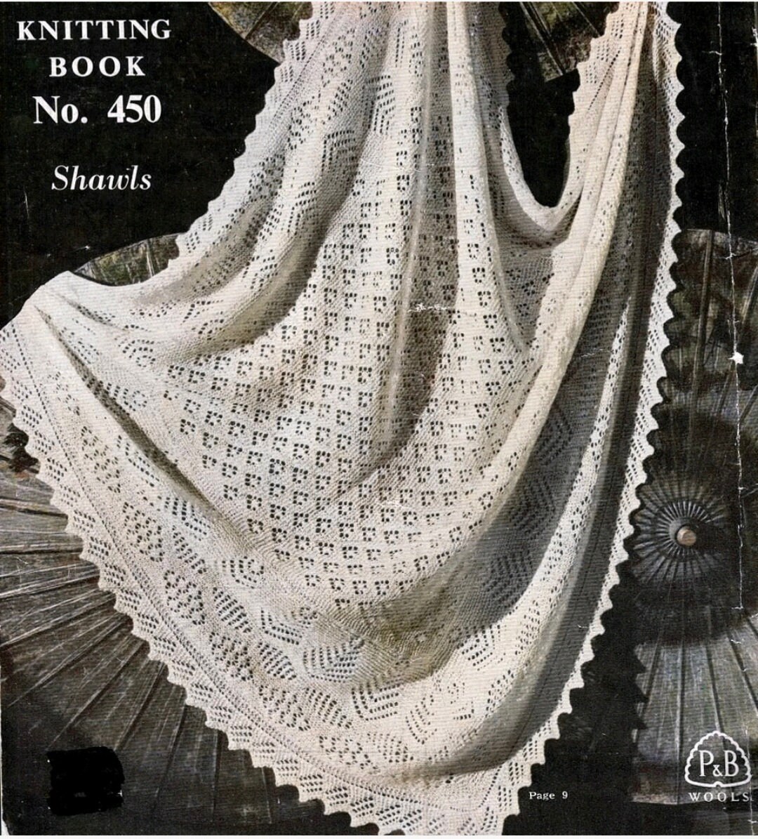 Vtg Patons Knitting Book 450 - 8 X Baby Shawls for Babies. Instant ...