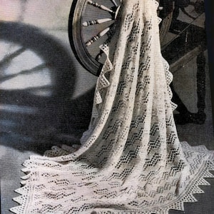 Vtg Patons Knitting Book 450 - 8 X Baby Shawls for Babies. Instant ...