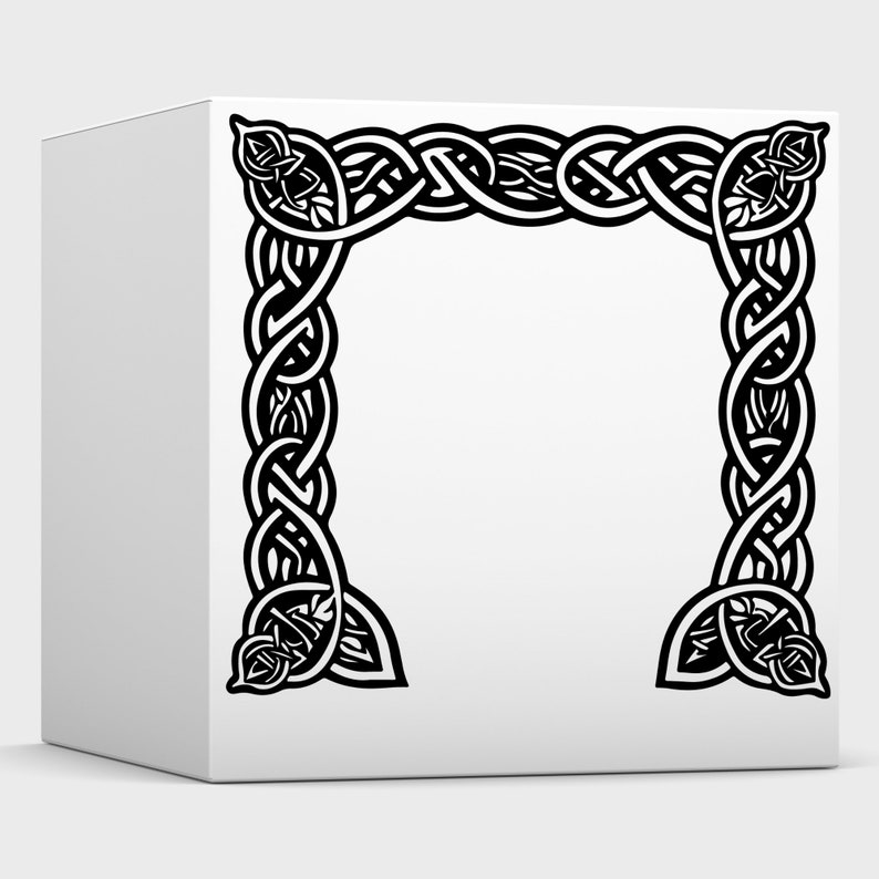 Celtic Border Svg Bundle, Celtic Divider, Celtic Corners 12 Separated ...