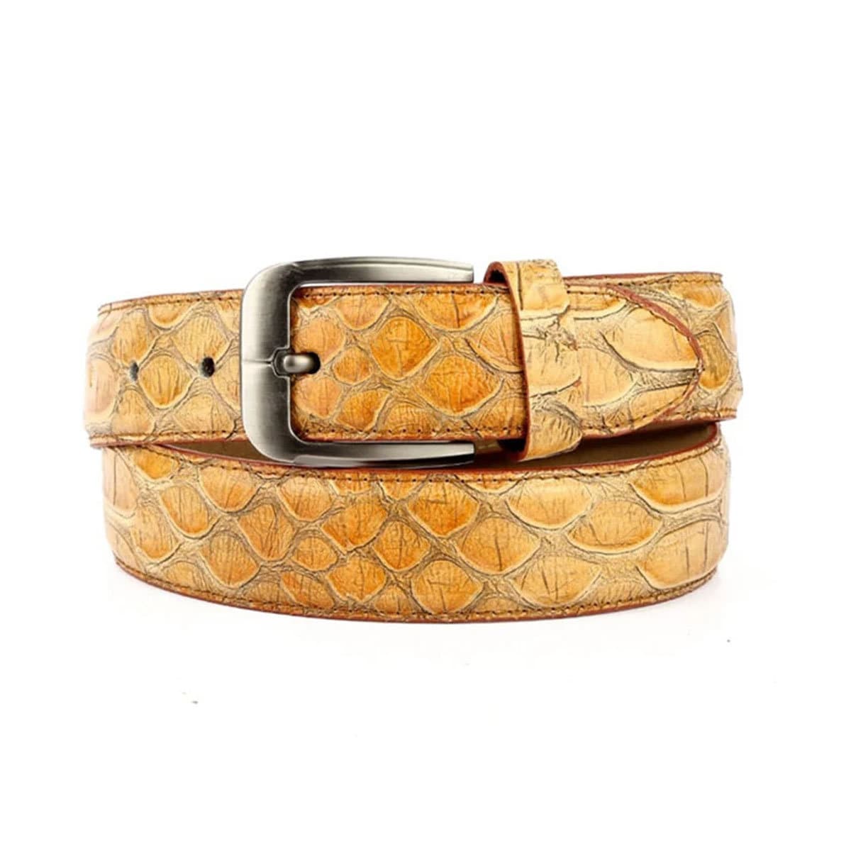 Genuine Alligator Skin Brown Black Camel Red Belt for Men, Crocodile ...