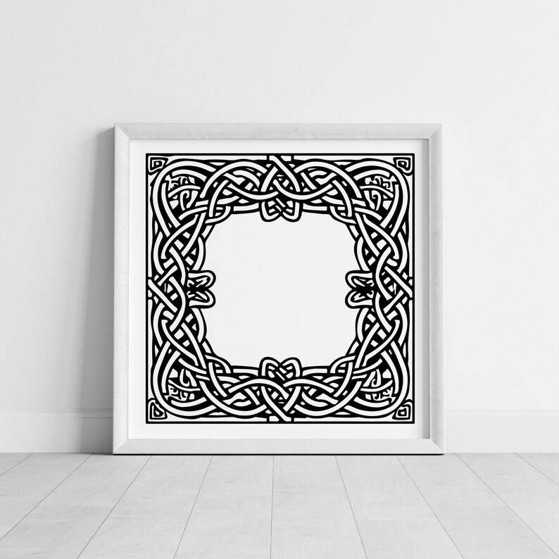 Celtic Border Svg Bundle, Celtic Divider, Celtic Corners 12 Separated ...