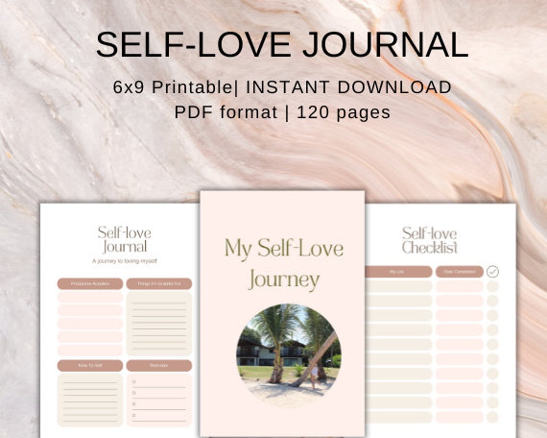Self Love Journal Printable, Self Love Workbook, Journal Prompts, Self ...