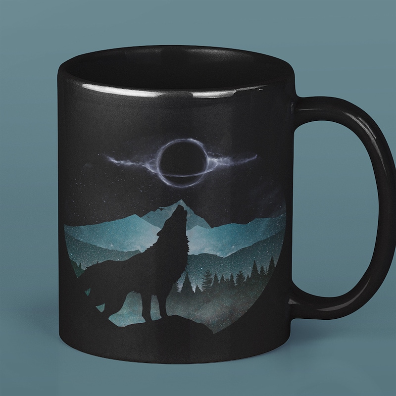 Wolf Coffee Mug - Etsy