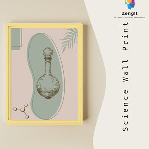 Science Biochemistry Digital Wall Art, Science Poster Print, Boho ...