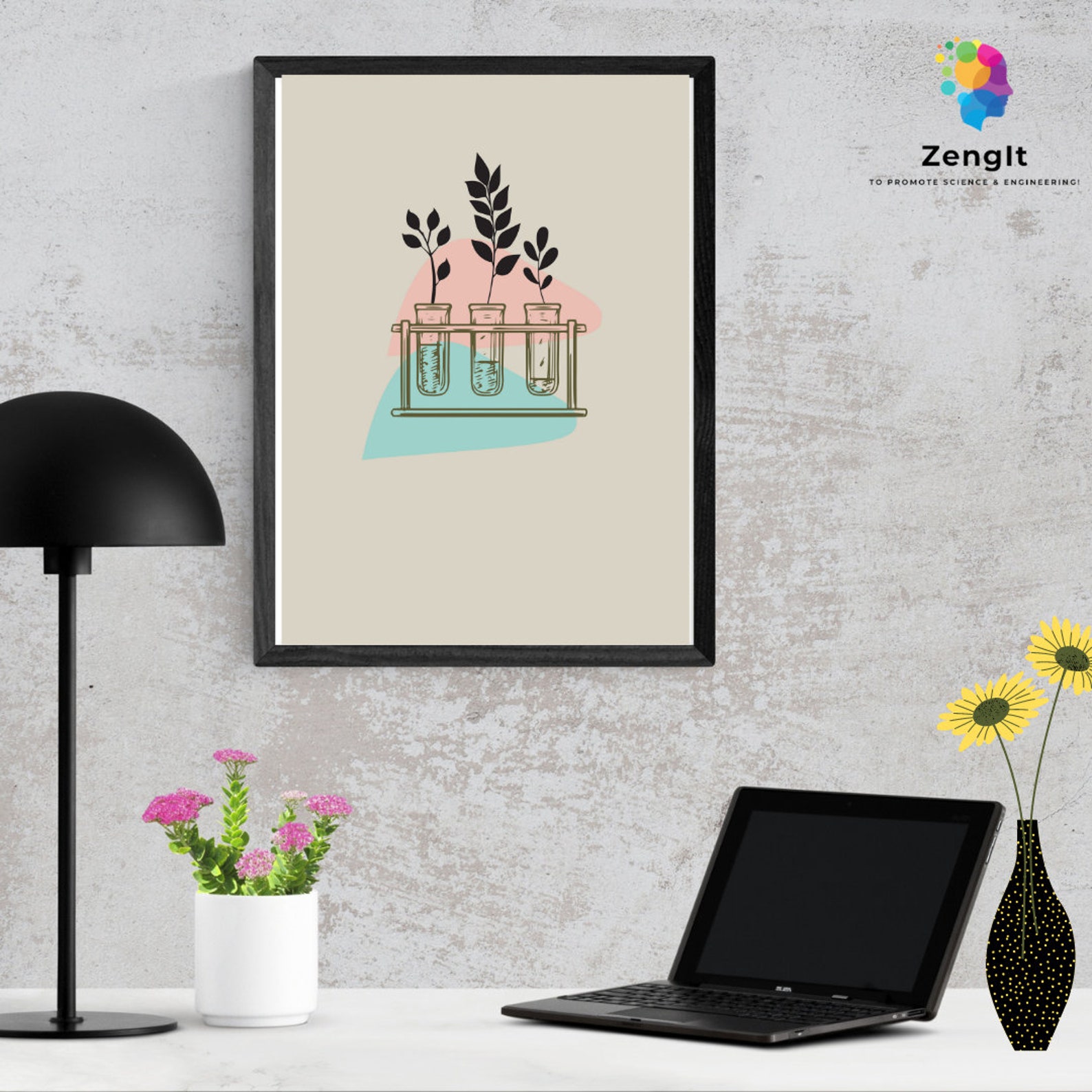 Science Wall Prints, Biology & Chemistry Wall Art, Science Poster Print ...