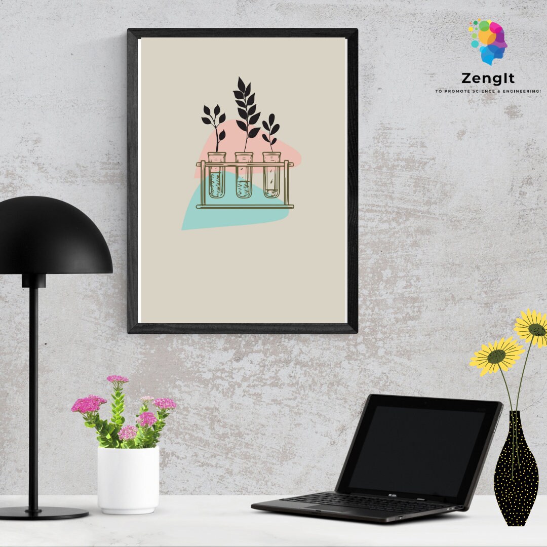 Science Wall Prints, Biology & Chemistry Wall Art, Science Poster Print ...