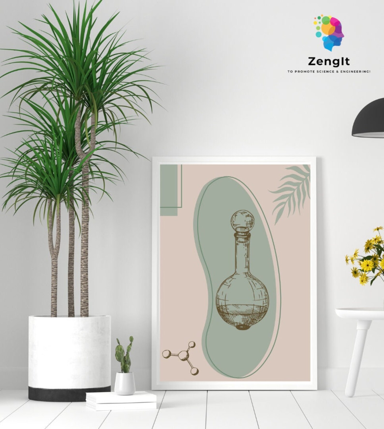 Science Biochemistry Digital Wall Art, Science Poster Print, Boho ...