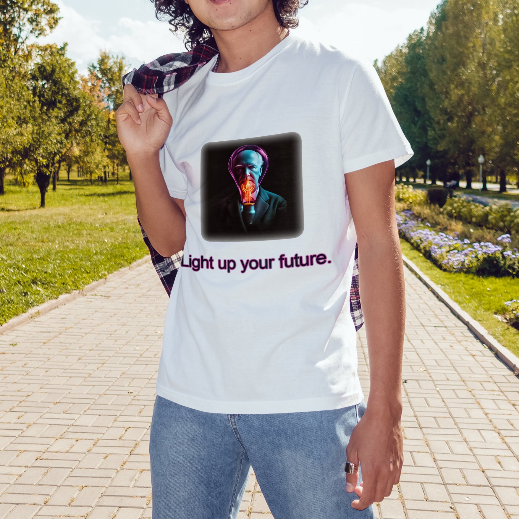 Light up Your Future Tshirt, Edison Motivational Tshirt, Motivational ...