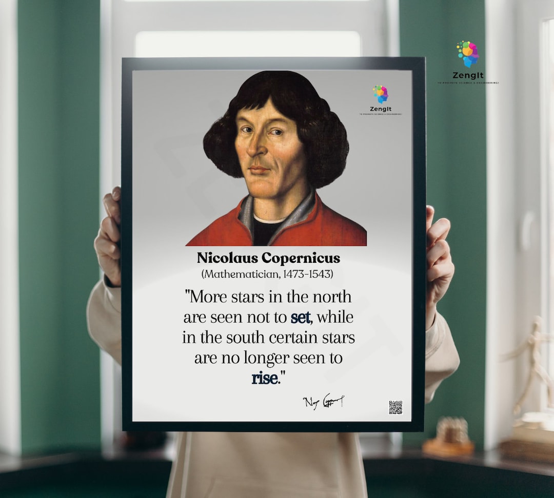 Nicolaus Copernicus Quote Digital Print: Famous Mathematician - Etsy