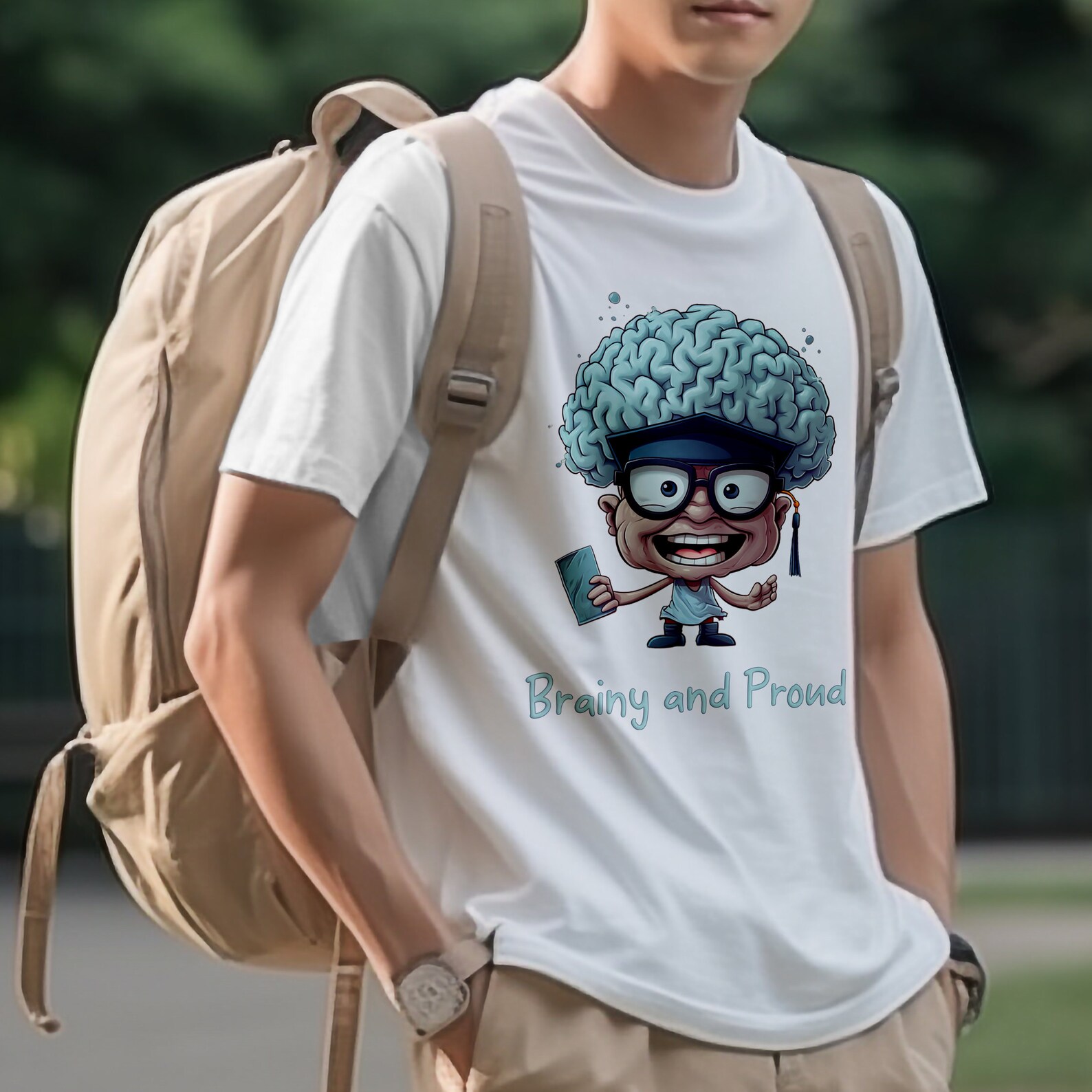 Science T-shirt Brainy and Proud Tshirt Scicnce Student - Etsy