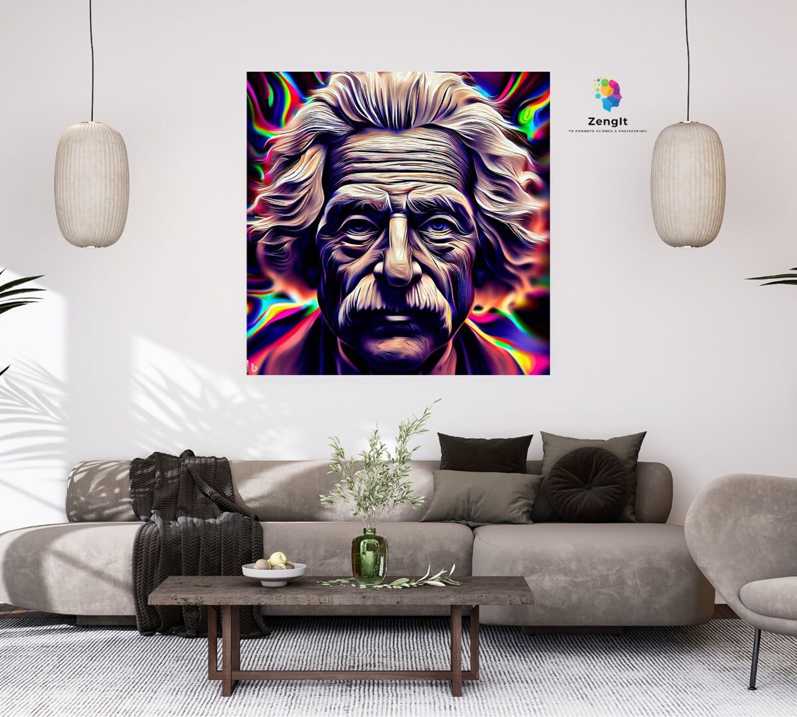 Albert Einstein Digital Print Einstein Poster Albert Einstein - Etsy