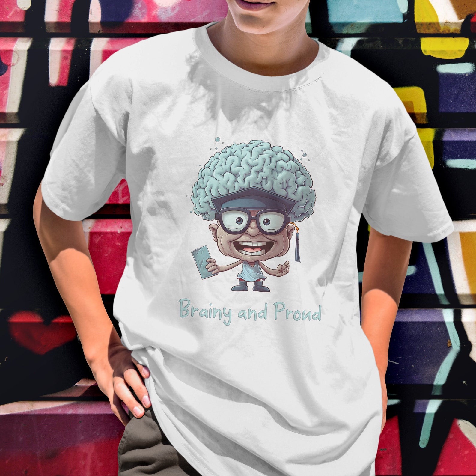 Science T-shirt Brainy and Proud Tshirt Scicnce Student - Etsy
