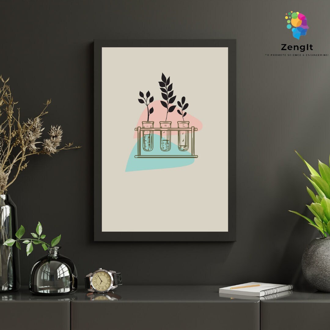 Science Wall Prints, Biology & Chemistry Wall Art, Science Poster Print ...