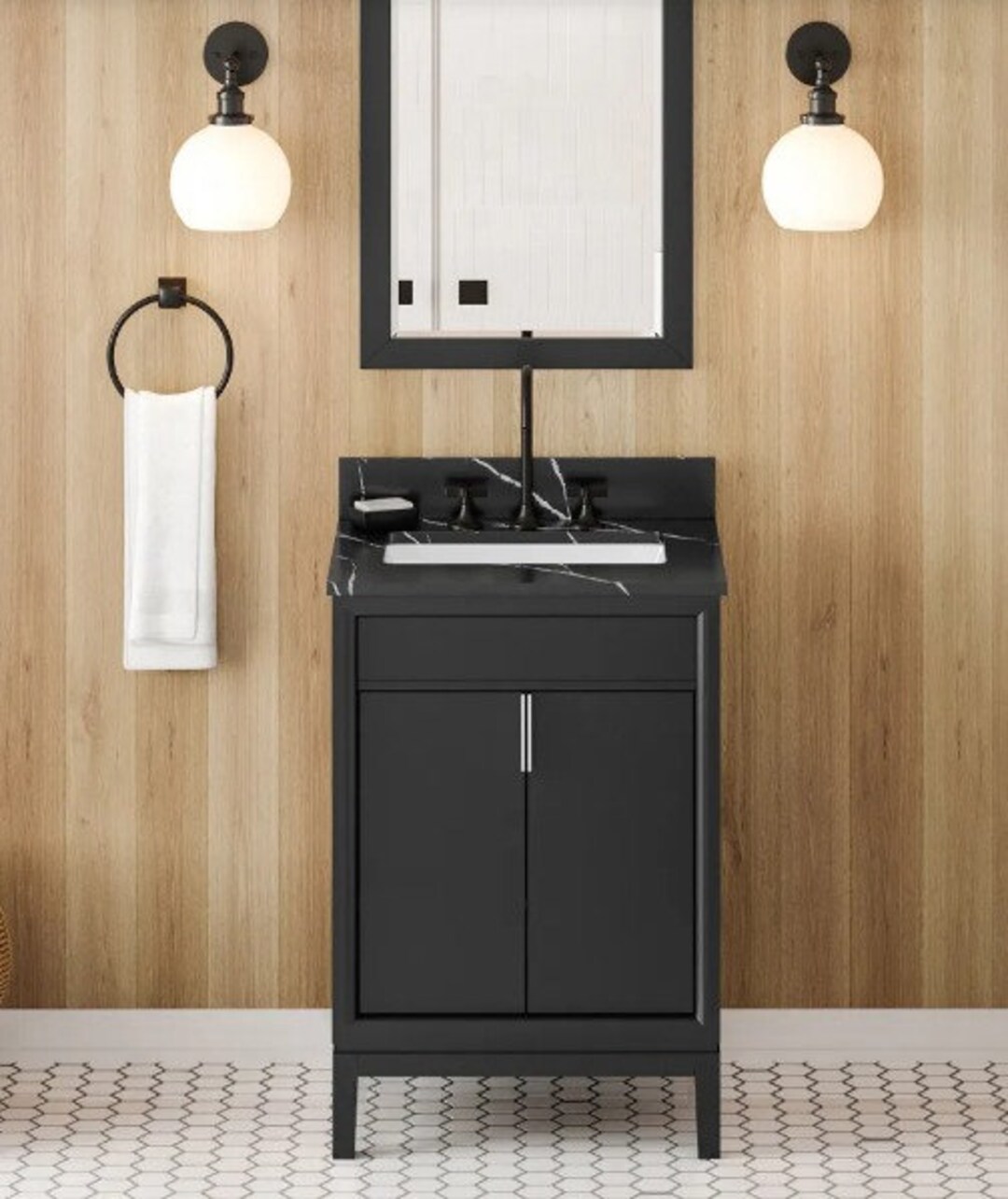 24 Black Theodora Vanity & Multiple Vanity Tops - Etsy