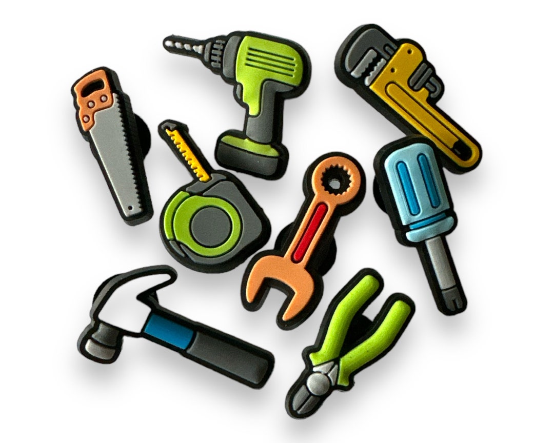 Tools Croc Charms Tools Jibbitz, Cute Croc Charms, Shoe Charms, Worker ...