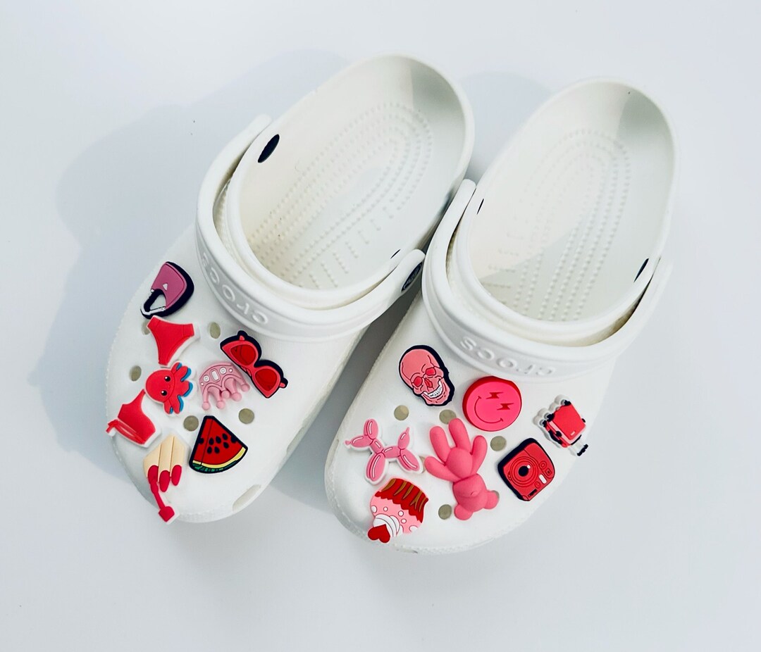 Pink Theme Croc Charm Set 15 Pcs Bundle Jibbitz - Etsy