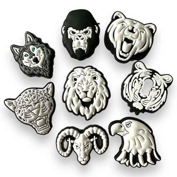 Wolf Croc Charm - Etsy