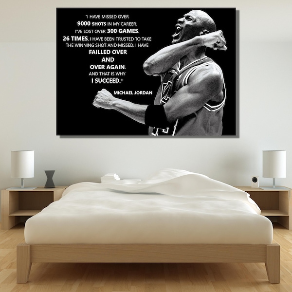 Michael Jordan Quote - Etsy