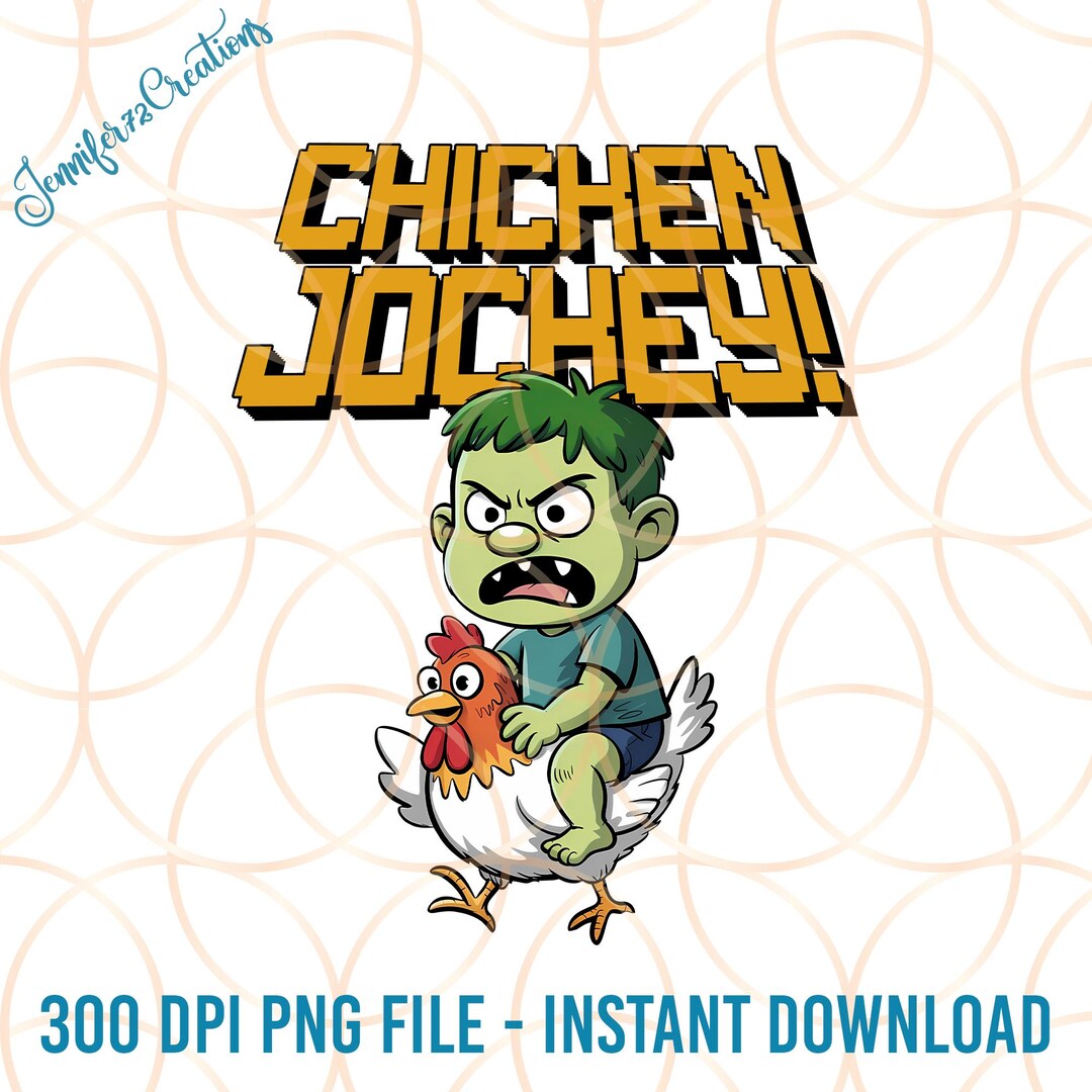 Chicken Jockey Movie Png, Chicken Jockey Game Png, Zombie Riding ...