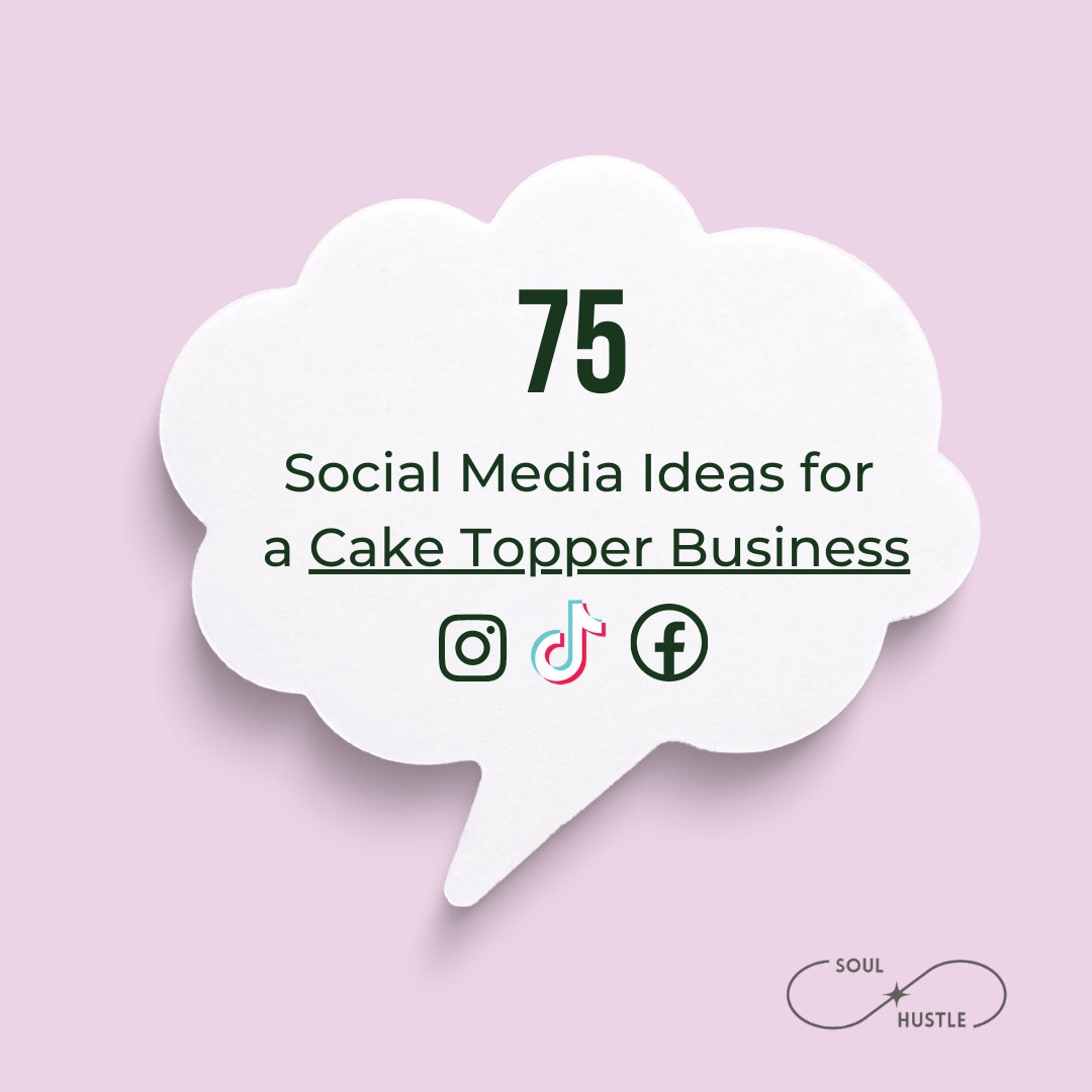 75 Ideas for a Cake Topper Business, Cake Topper Social Media, Grow ...