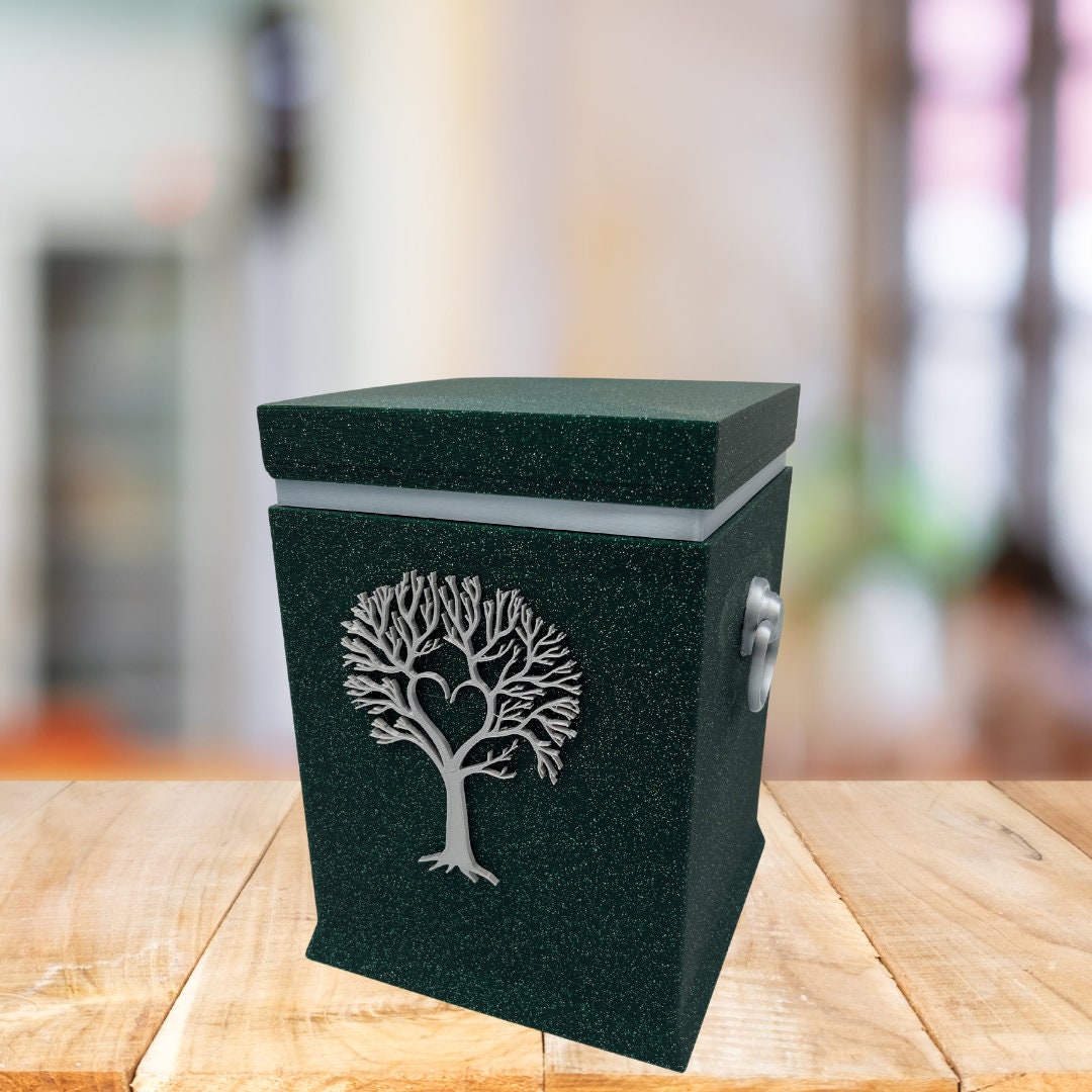 Urn With Tree - Tree of Life, Urn for Ashes, Large Urn, Biodegradable ...