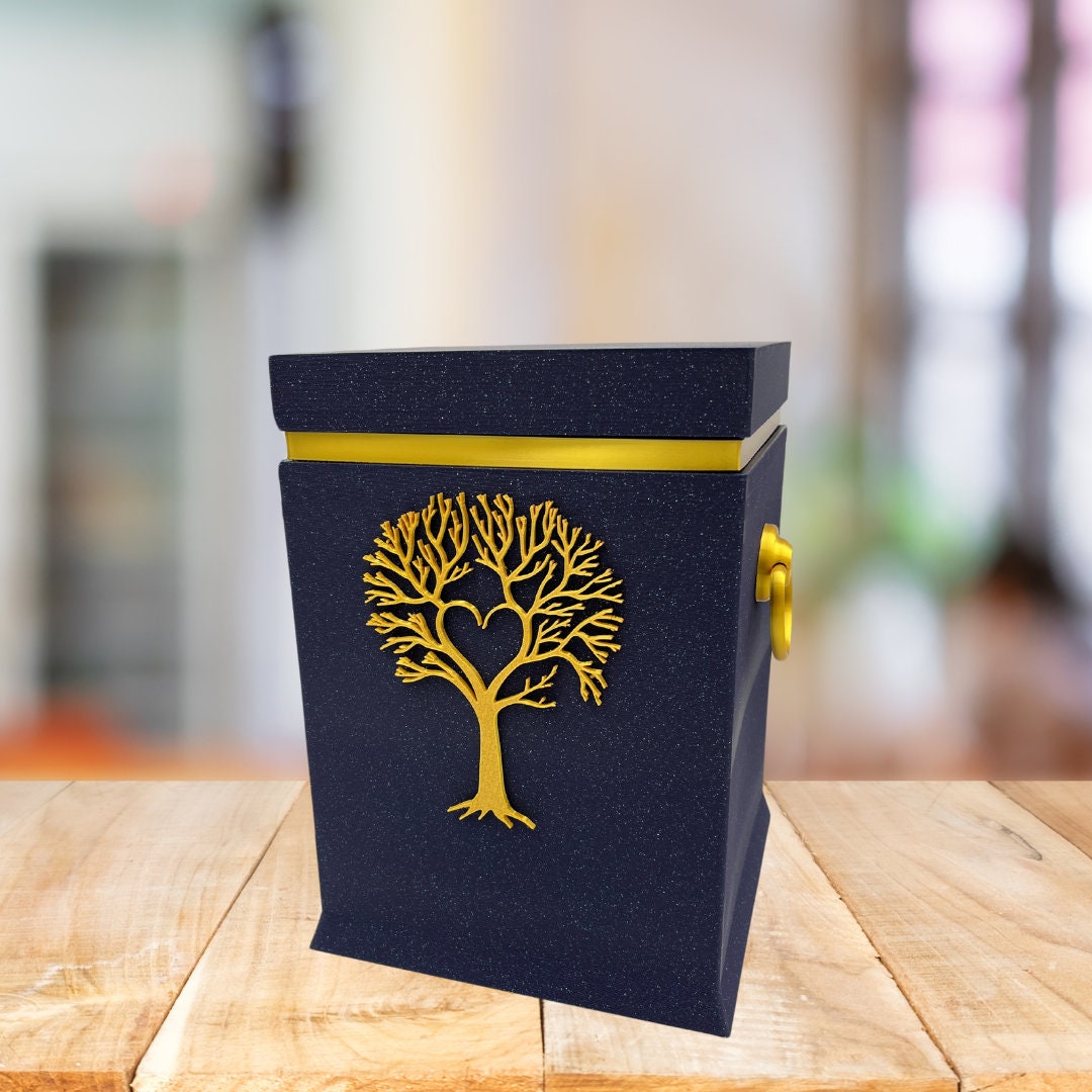 Urn With Tree - Tree of Life, Urn for Ashes, Large Urn, Biodegradable ...