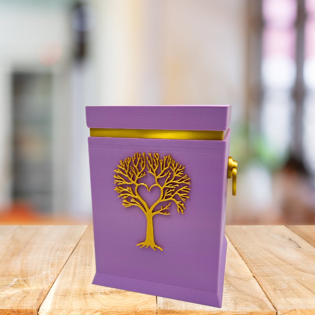 Urn With Tree Tree of Life, Urn for Ashes, Large Urn, Biodegradable Urn ...