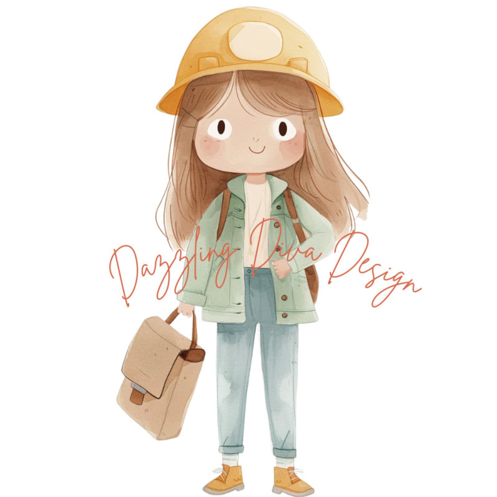 12 Engineer Girl Vector Illustration - Etsy