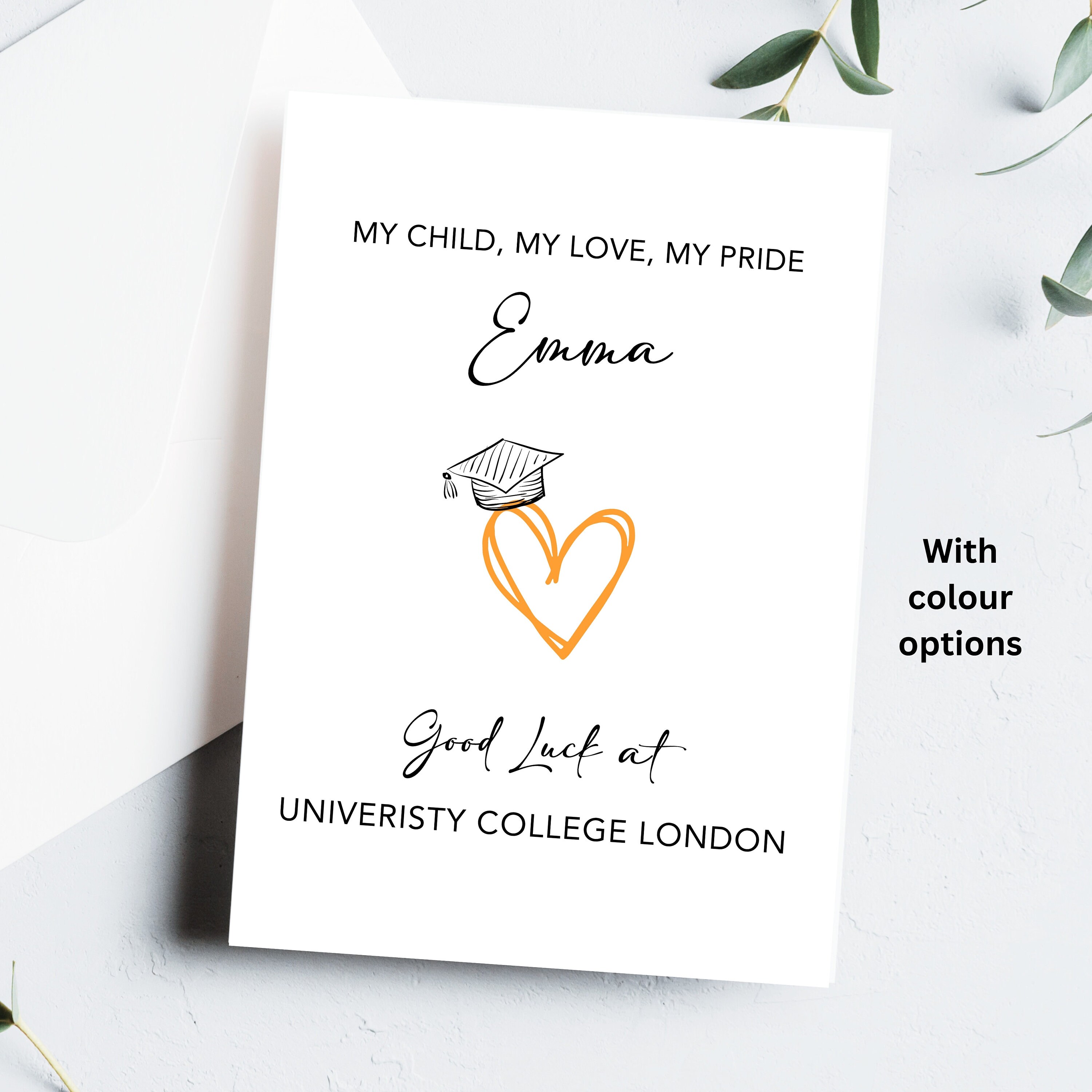 Good Luck at University Card, Going to Uni Card, University Card, Uni ...