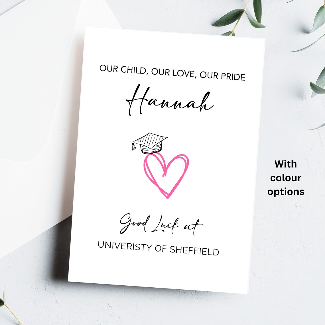 Good Luck at University Card, Going to Uni Card, University Card, Uni ...