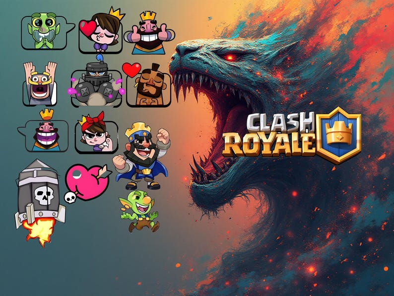 Clash Royale Party Decor | Mega Knight Cake Topper | Printable Digital ...