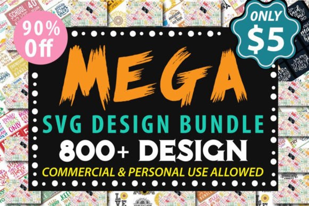 Mega SVG Bundle, T Shirt Designs SVG, Svg Files for Cricut, Silhouette ...
