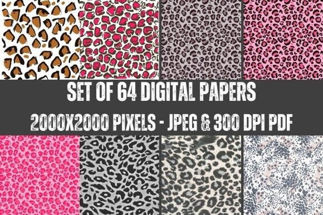 Mega Bundle: 64 Chic Digital Papers Graphic Digital Paper Bundle ...