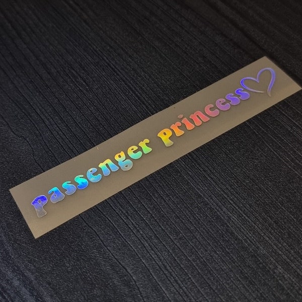 Passenger Princess Decal - Etsy UK