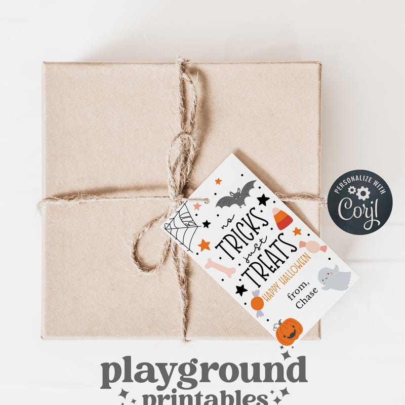 Halloween Treat Tags 2x3 - Etsy
