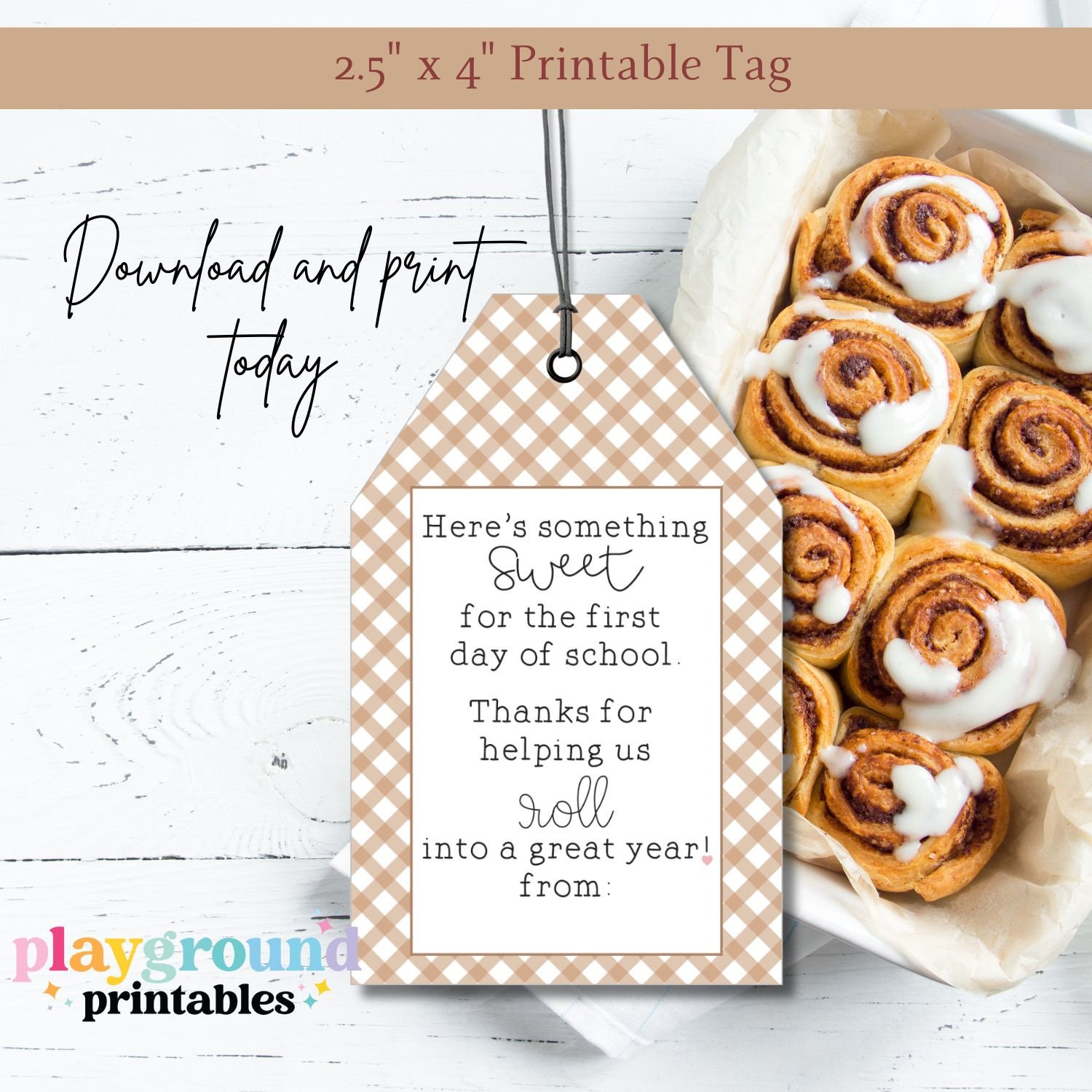 2.5 X 4 Here's Something Sweet for the First Day of School, Teacher ...