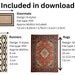 Dollhouse Rugs Printable. Printable Miniature Doormats and Runner ...