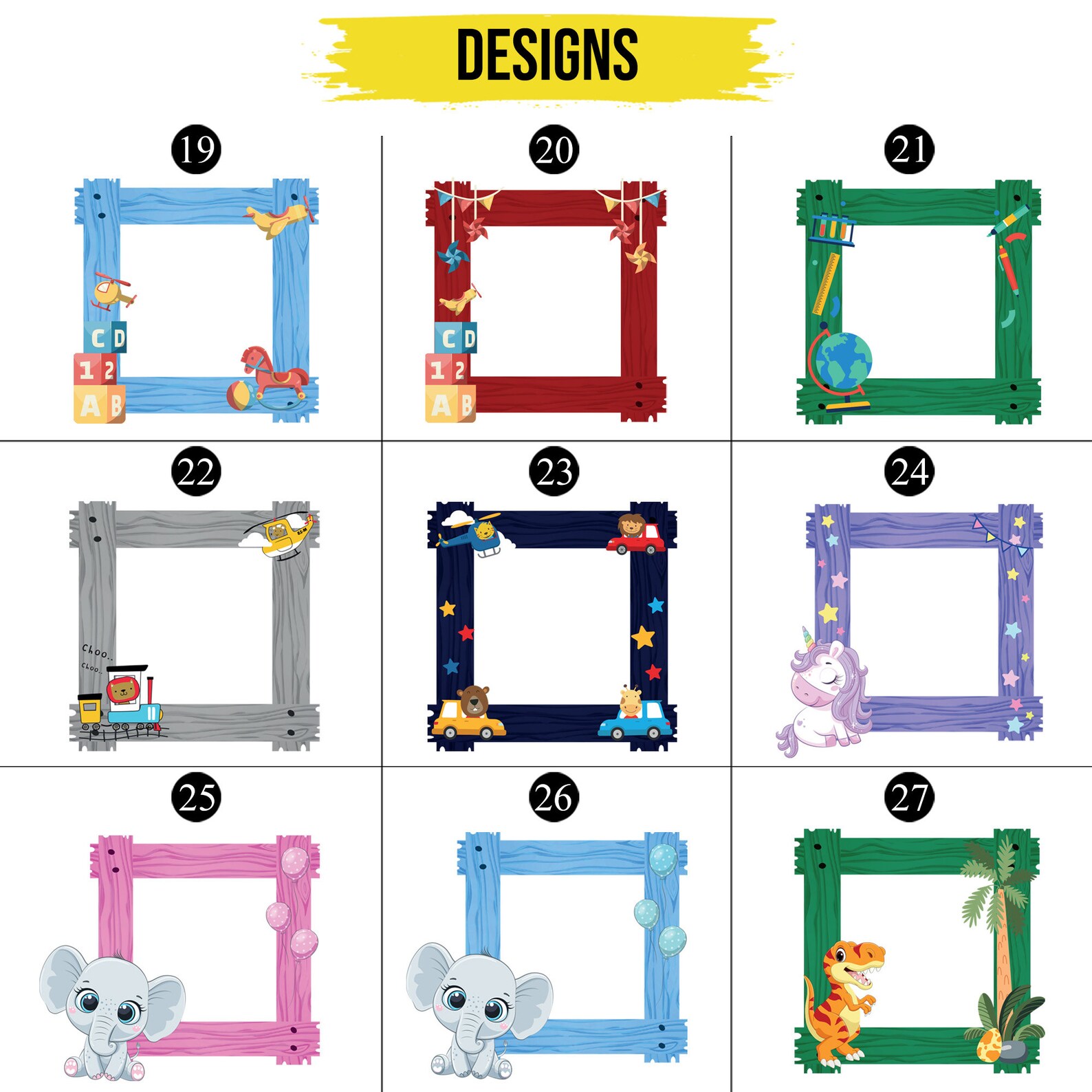 Custom Princess Theme Photo Magnet Birthday Party Favor, Princess ...