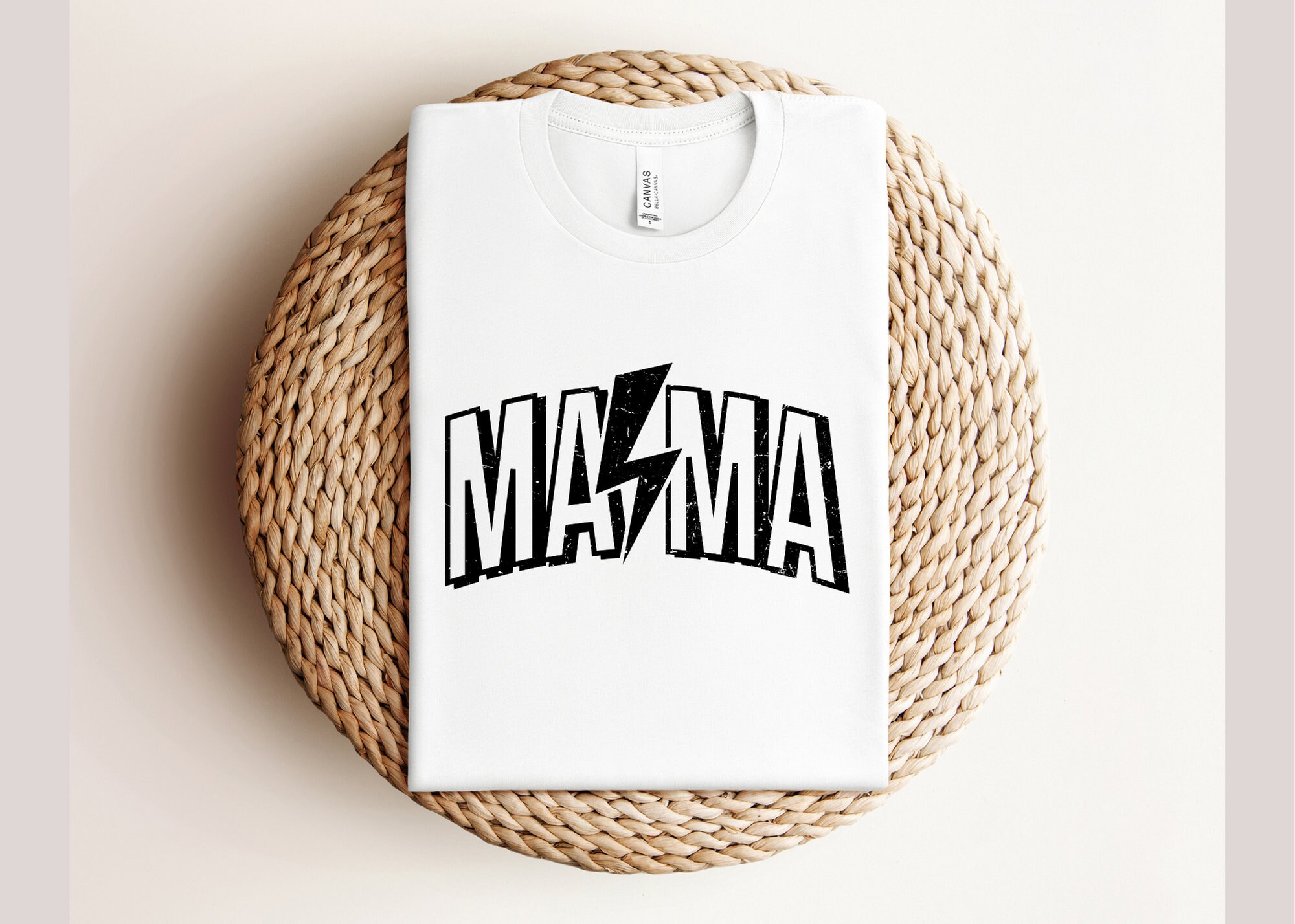 Mama Shirt, Baby Shower Gift, Rad Mom Shirt, Motherhood Shirt, Retro ...