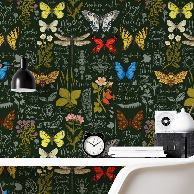 Insect Wallpaper - Etsy