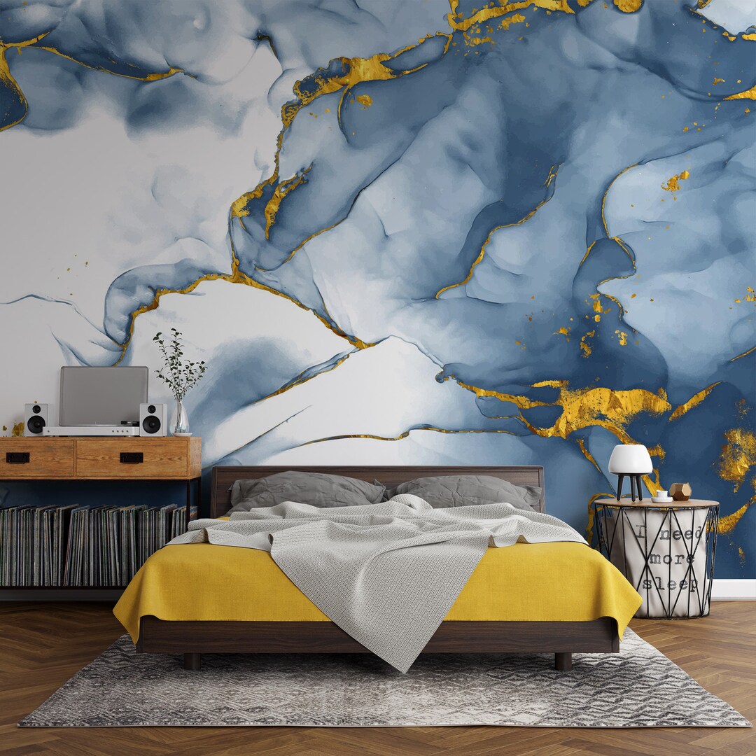 Marble Art Wallpaper Peel and Stick, Marble Texture Wallpaper, Abstract ...