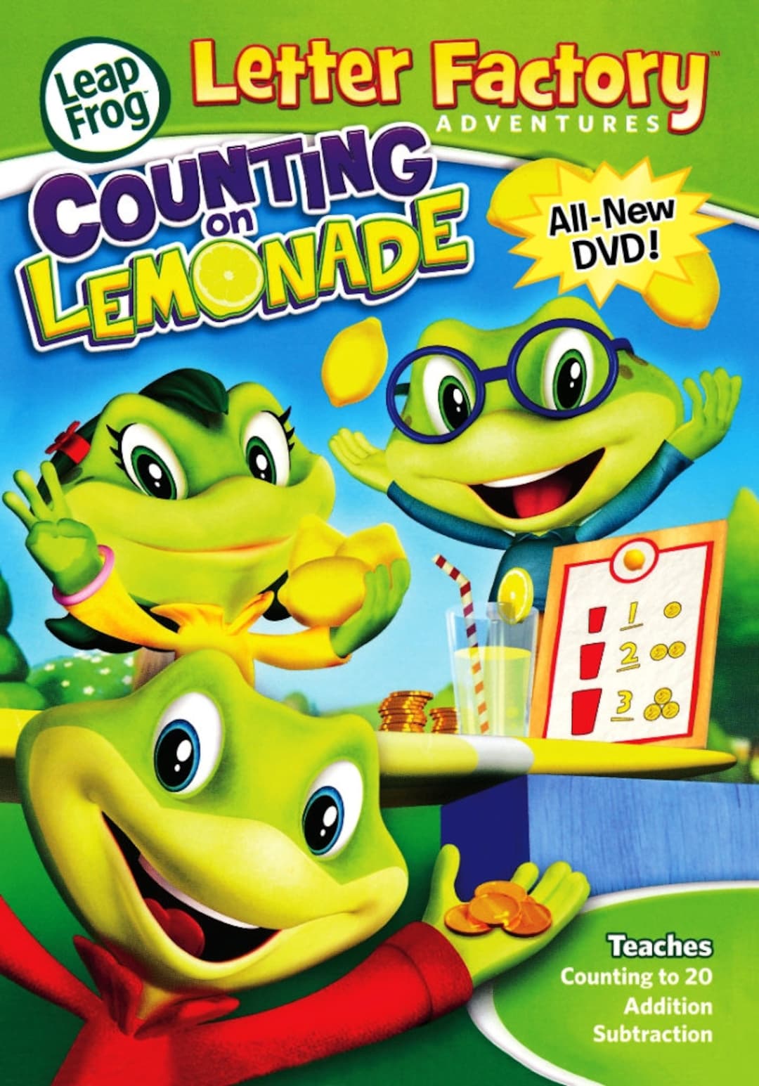 Leap Frog DVD Letter Factory Adventures Counting on Lemonade - Etsy
