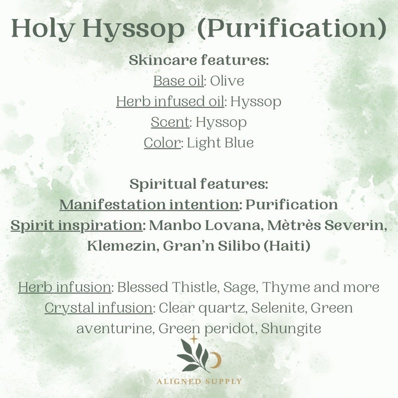 Holy Hyssop purification - Etsy